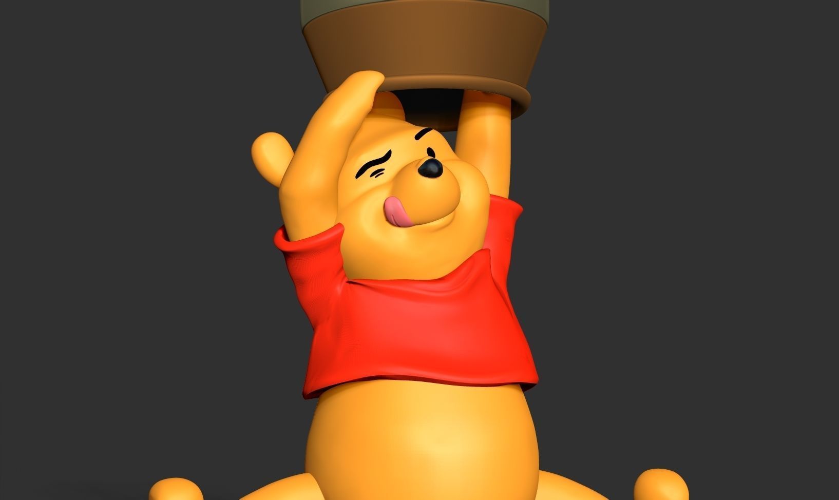 Winnie - the - Pooh 3D model 3D printable | CGTrader