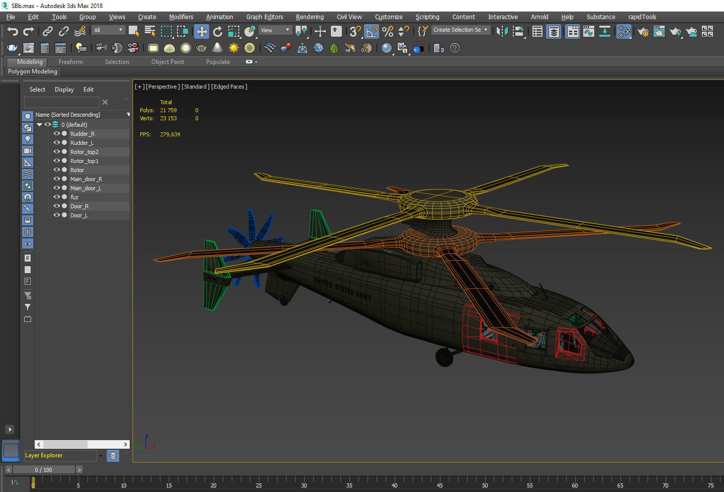 Sikorsky Boeing SB 1 Defiant helicopter 3D model | CGTrader