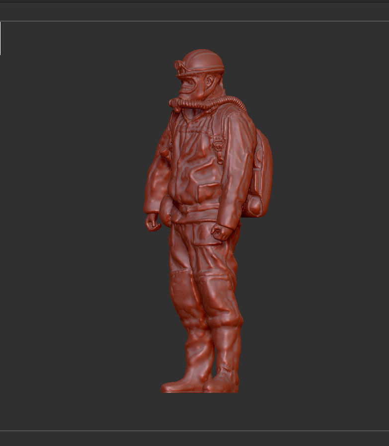 RESCUE MINER MAN 4 3D model 3D printable | CGTrader
