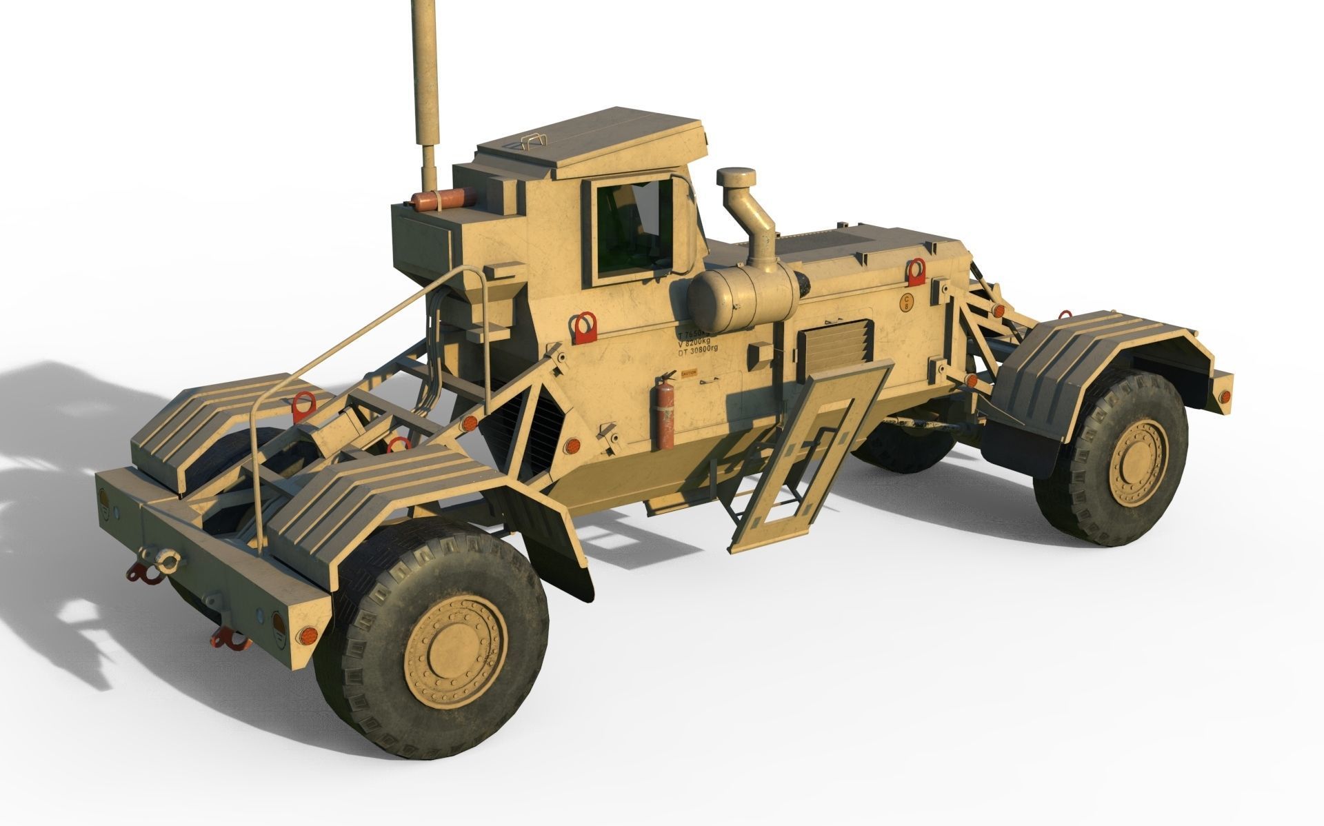 Husky mine detection vehicle 3D model | CGTrader