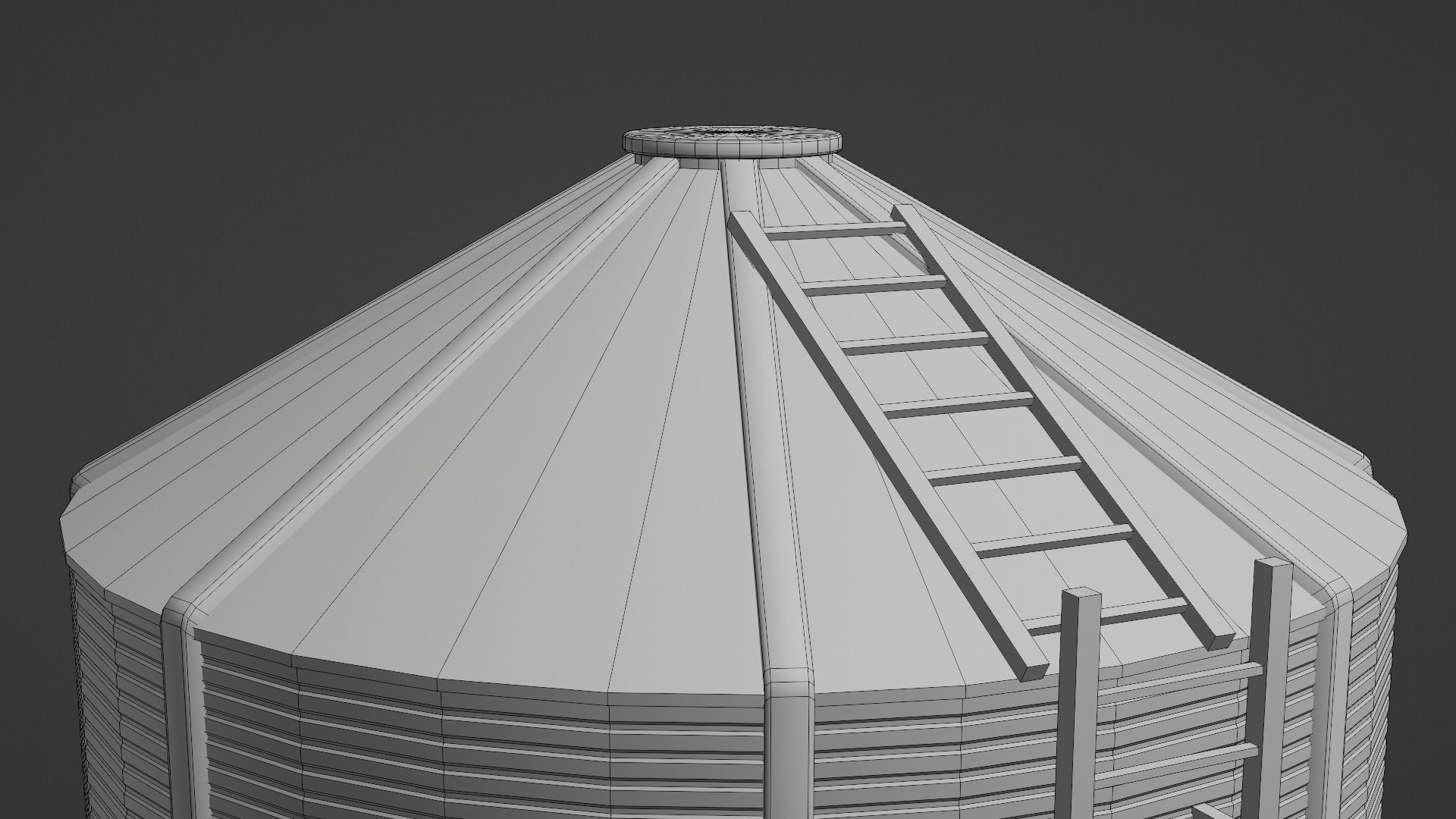 3D model Grain Bin VR / AR / low-poly | CGTrader