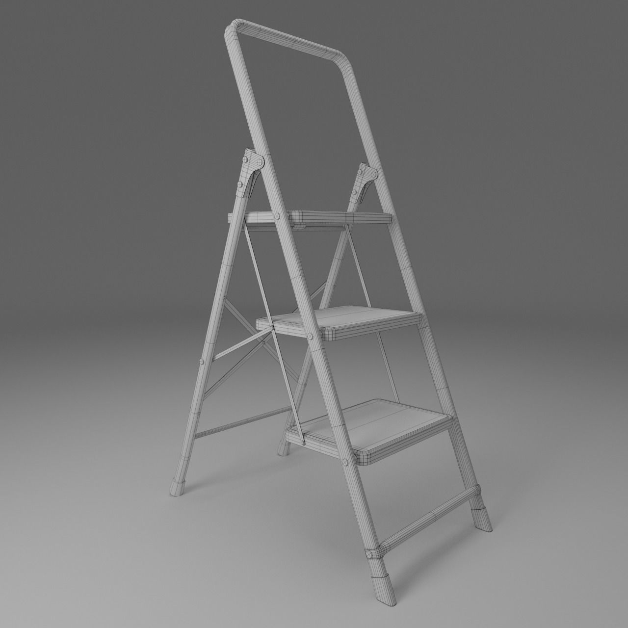 3D model Garden stepladder VR / AR / low-poly | CGTrader