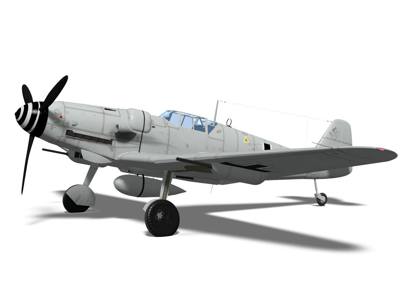 Messerschmitt Bf 109H 3D model | CGTrader