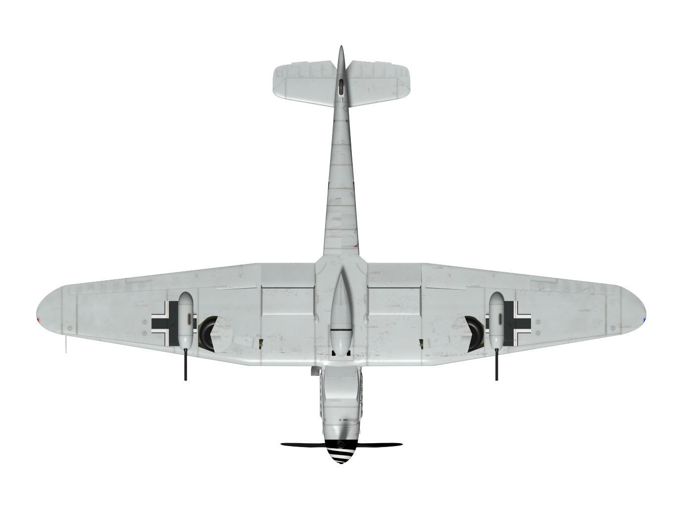 Messerschmitt Bf 109H 3D model | CGTrader