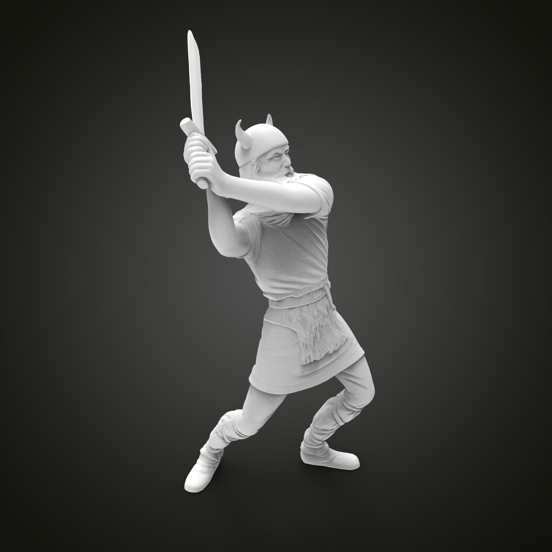 Viking miniature 3D model 3D printable | CGTrader