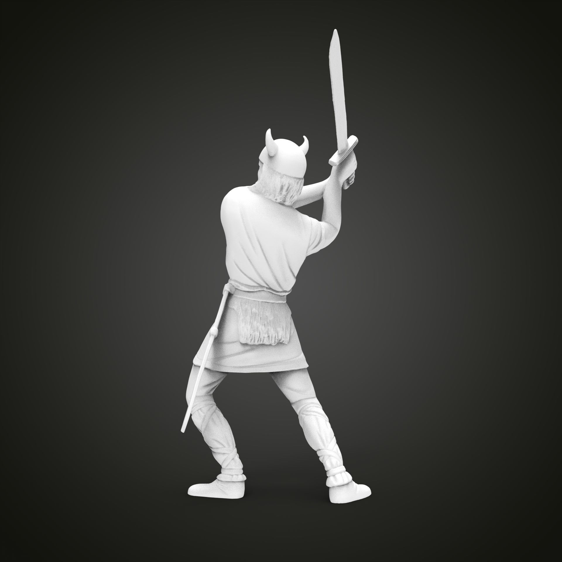 Viking miniature 3D model 3D printable | CGTrader