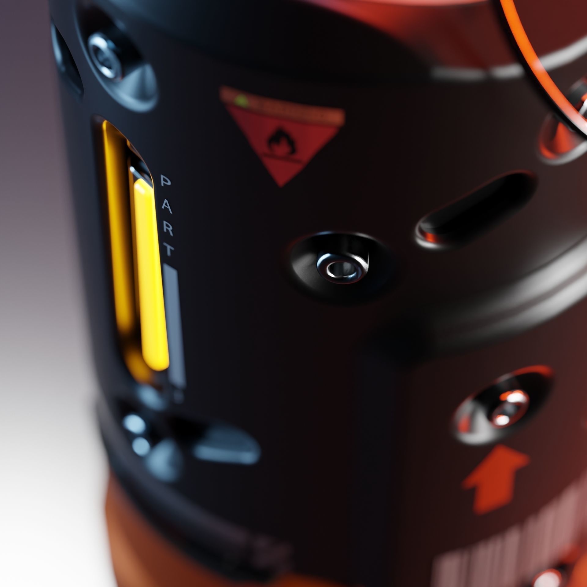 Toxic Sci-fi Grenade 3D model | CGTrader