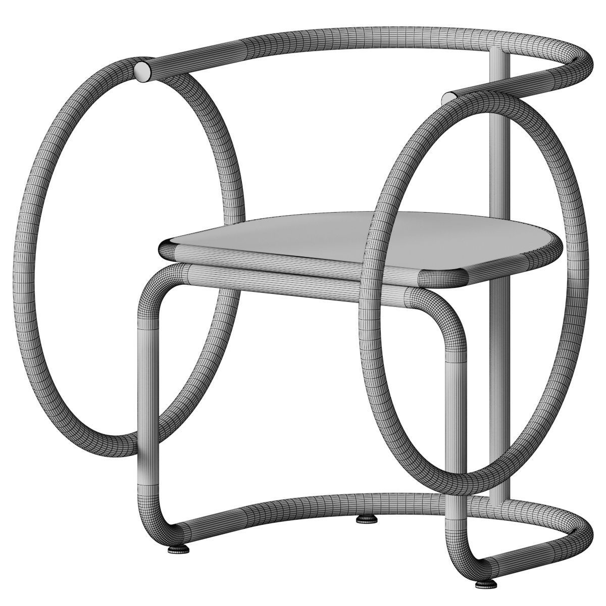 Hoop Chair - Subin Seol 3D model | CGTrader