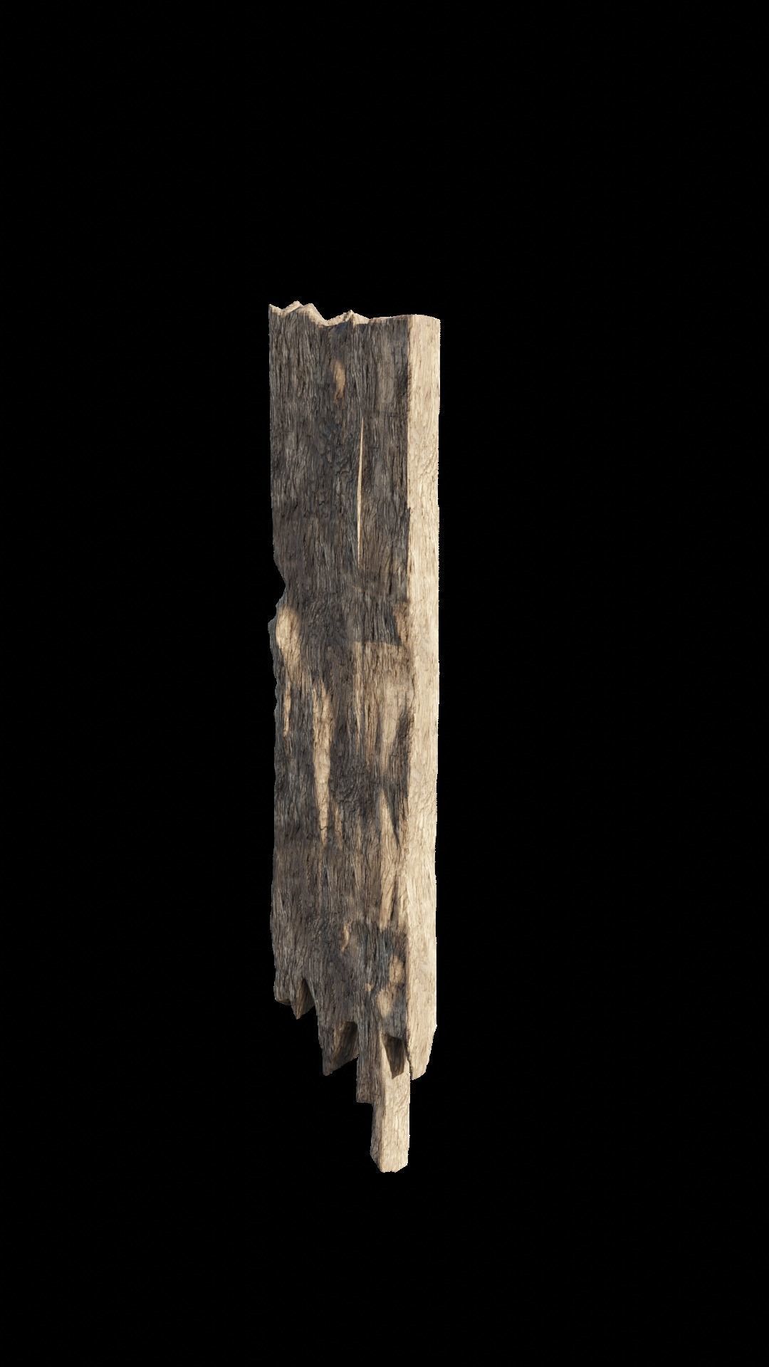 wooden plank free 3D model | CGTrader