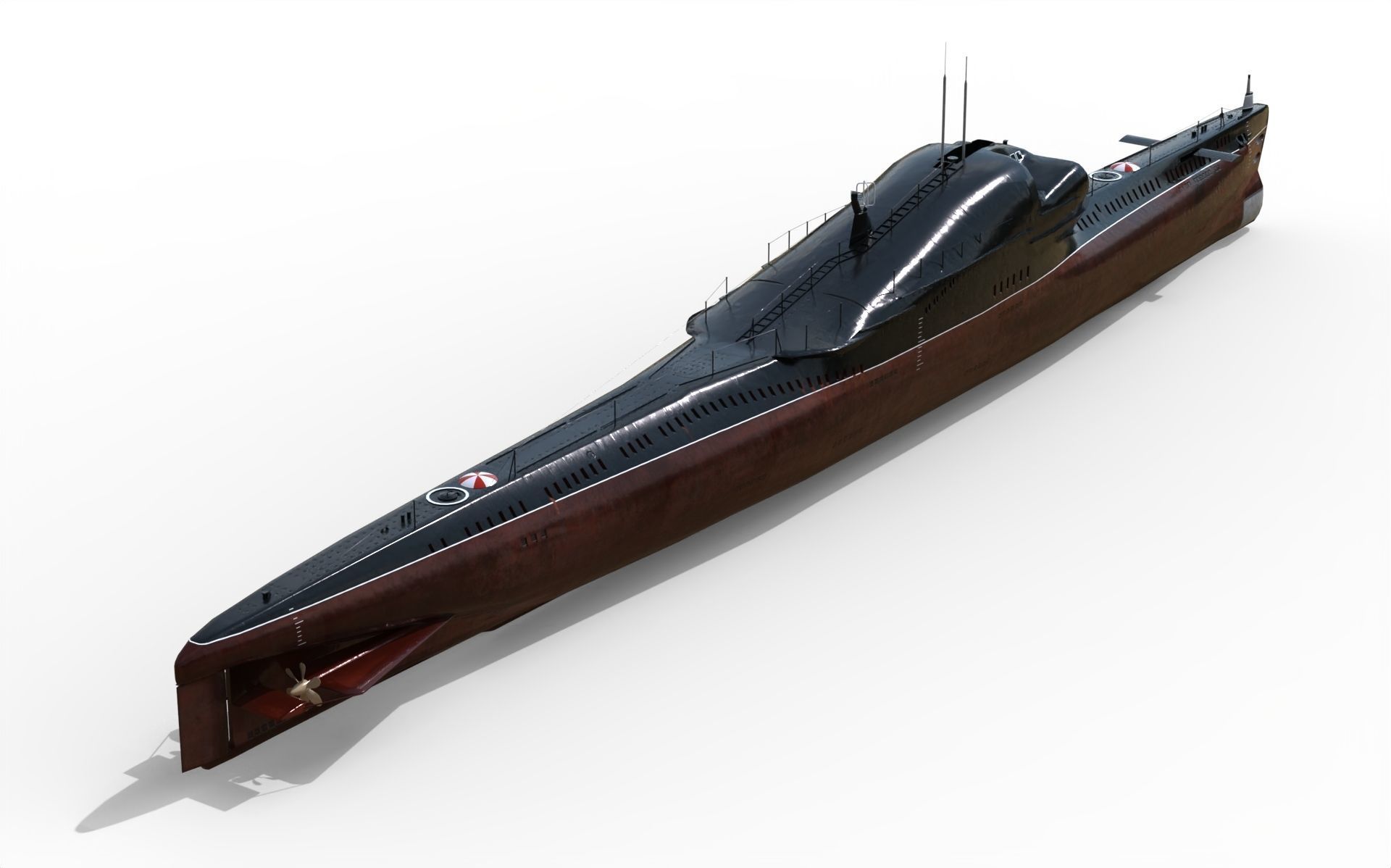 Project 665 Whiskey Long Bin submarine 3D model | CGTrader