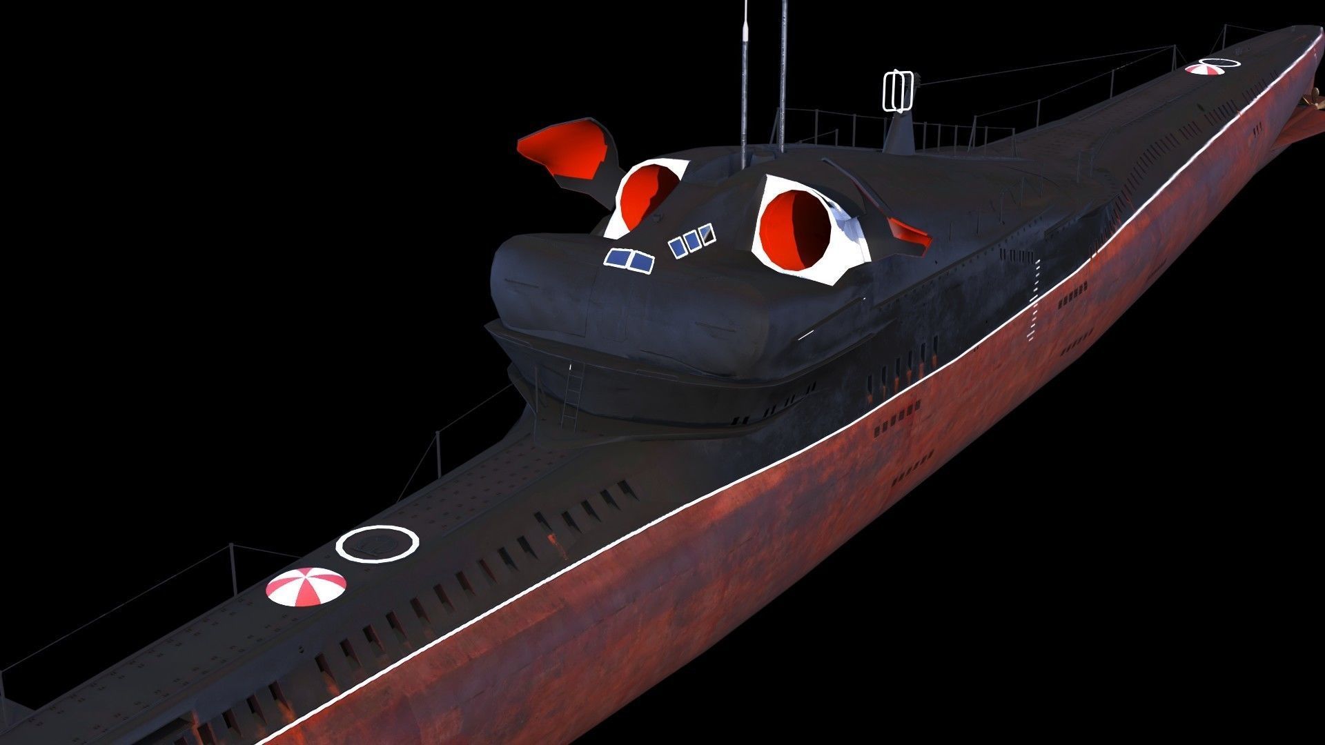 Project 665 Whiskey Long Bin submarine 3D model | CGTrader