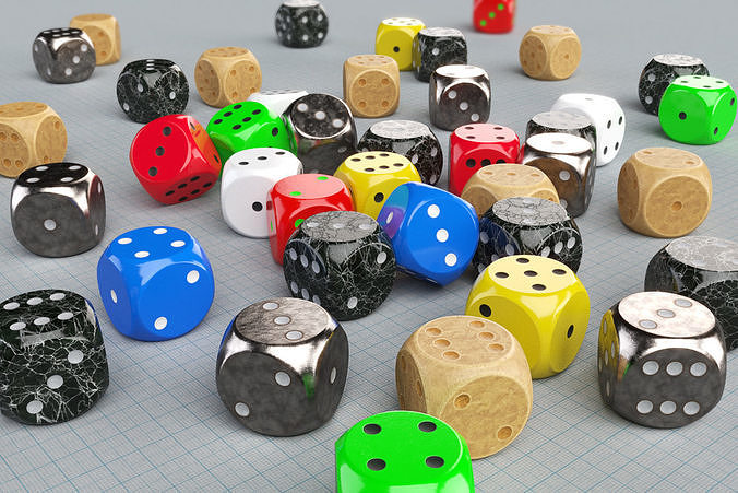 3D model Dice models VR / AR / low-poly | CGTrader