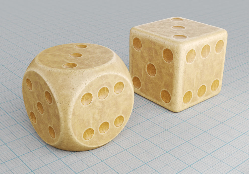 3D model Dice models VR / AR / low-poly | CGTrader