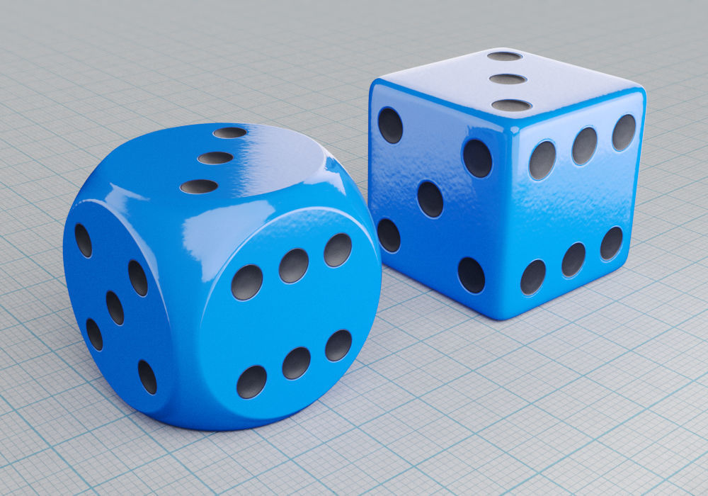3D model Dice models VR / AR / low-poly | CGTrader