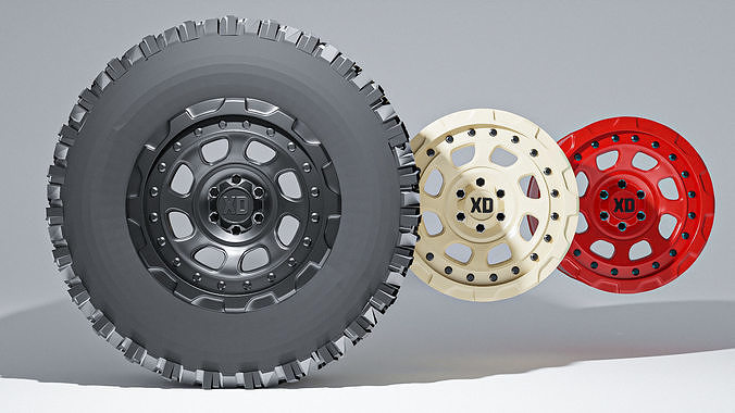 XD Storm Wheels XD861 3D model | CGTrader