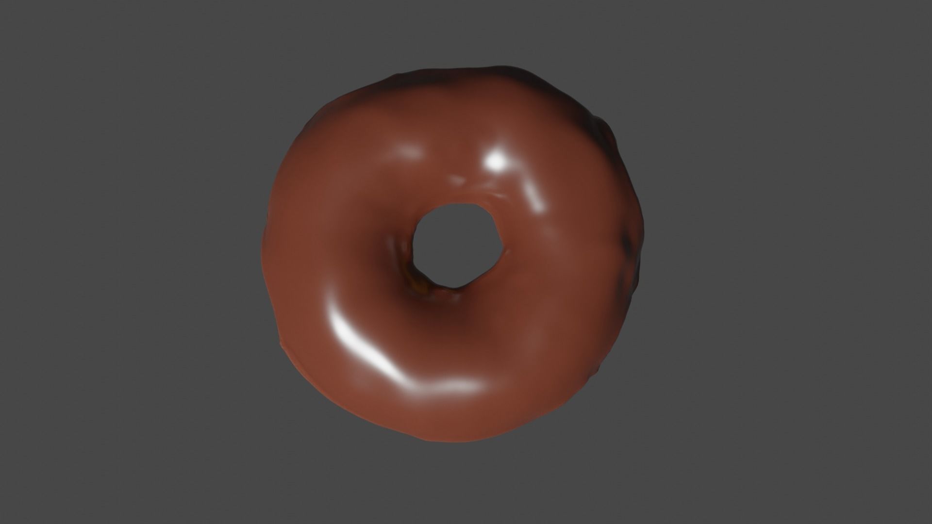Chocolate Donut free 3D model | CGTrader