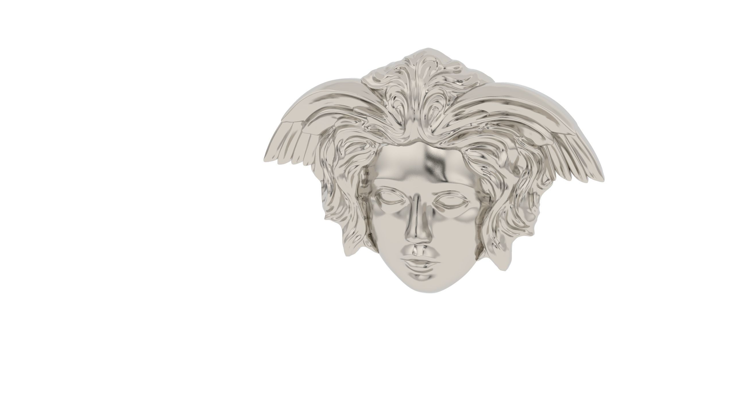 VERSACE medusa head free 3D model 3D printable | CGTrader
