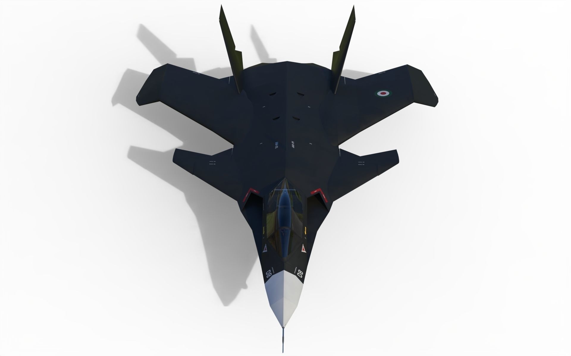 Qaher F-313 iranian stealth fighter 3D model | CGTrader