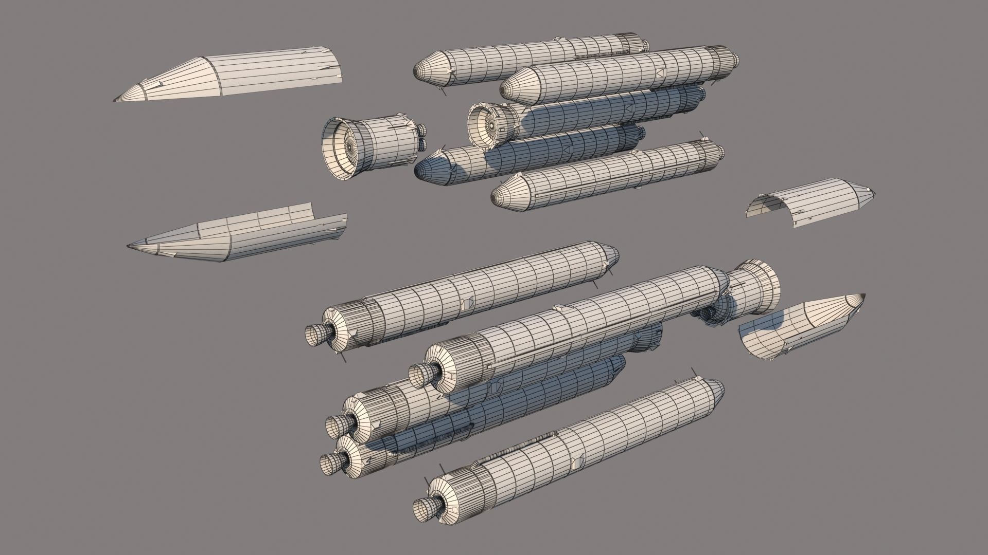 Angara A5 Rocket 3D model | CGTrader