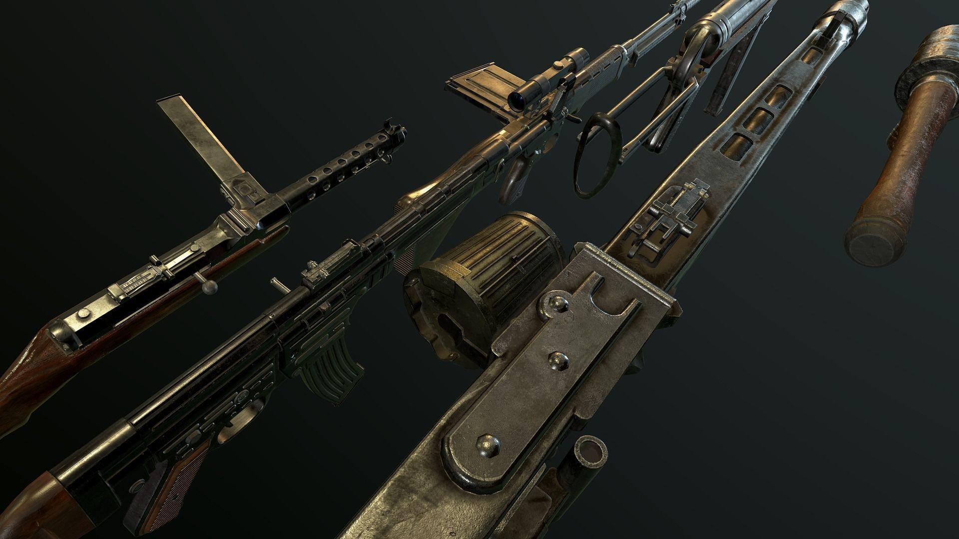 WW2 German Weapons Pack 3D Model Collection | CGTrader
