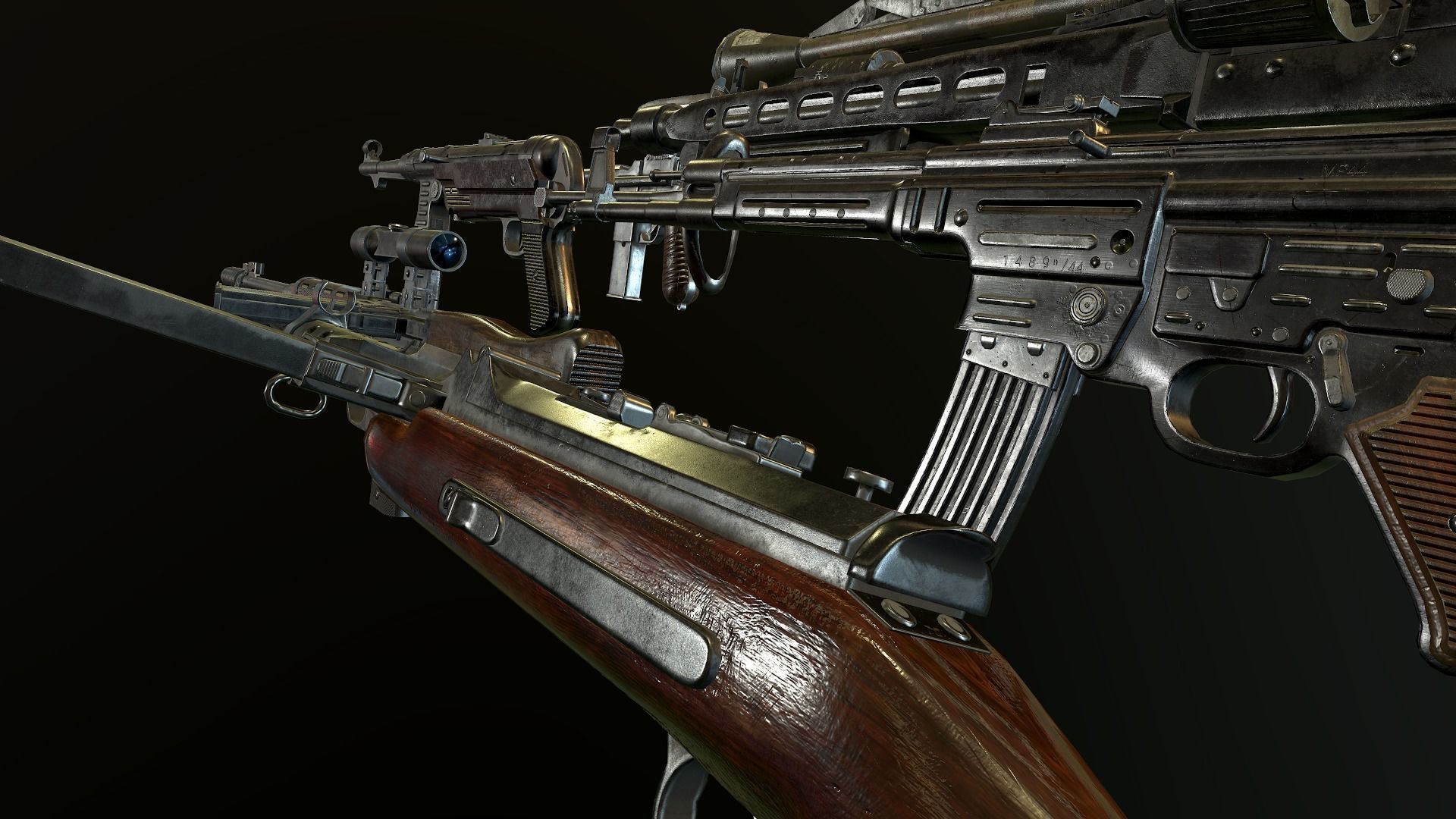 WW2 German Weapons Pack 3D Model Collection | CGTrader