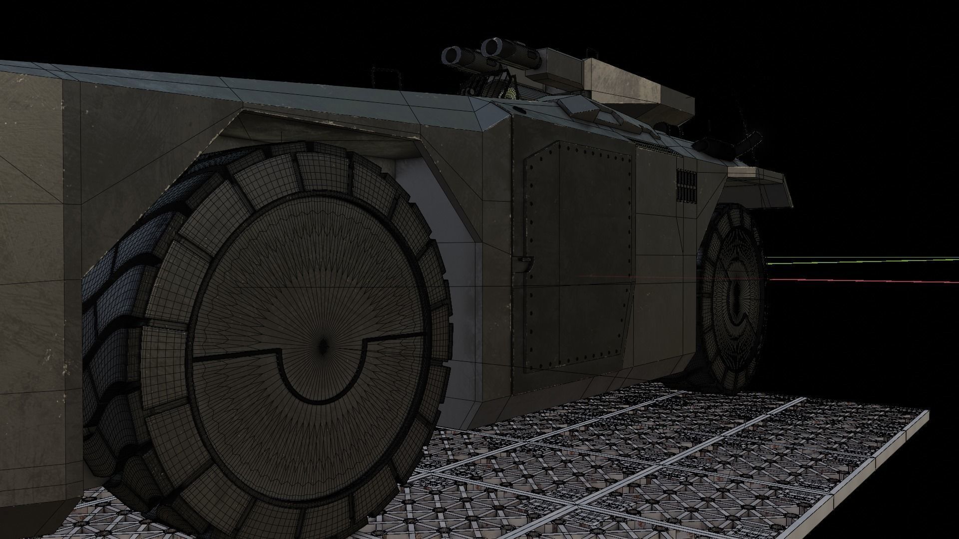 APC M577 3D model animated rigged | CGTrader