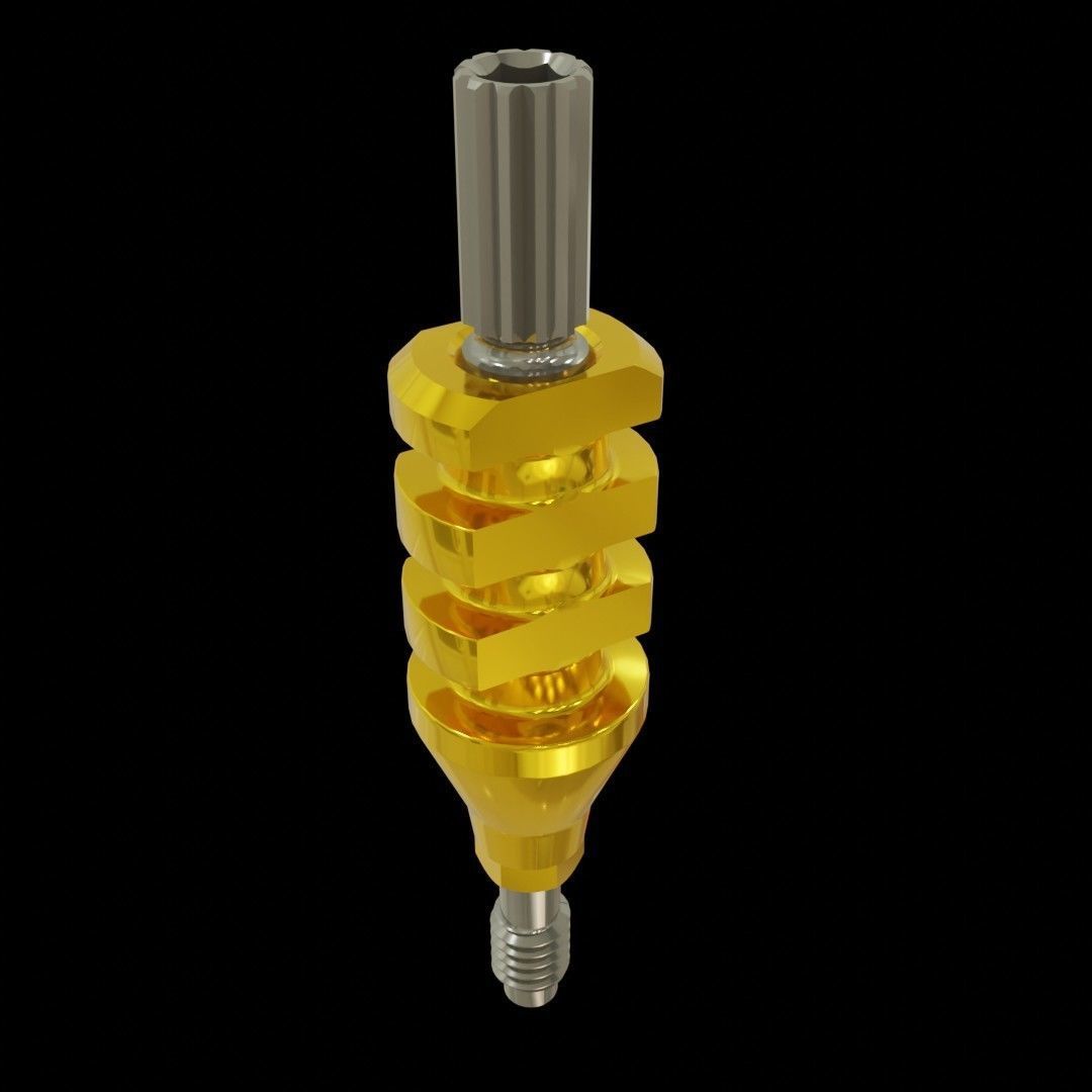 Dental Prosthetic component Impression Coping 3D model | CGTrader