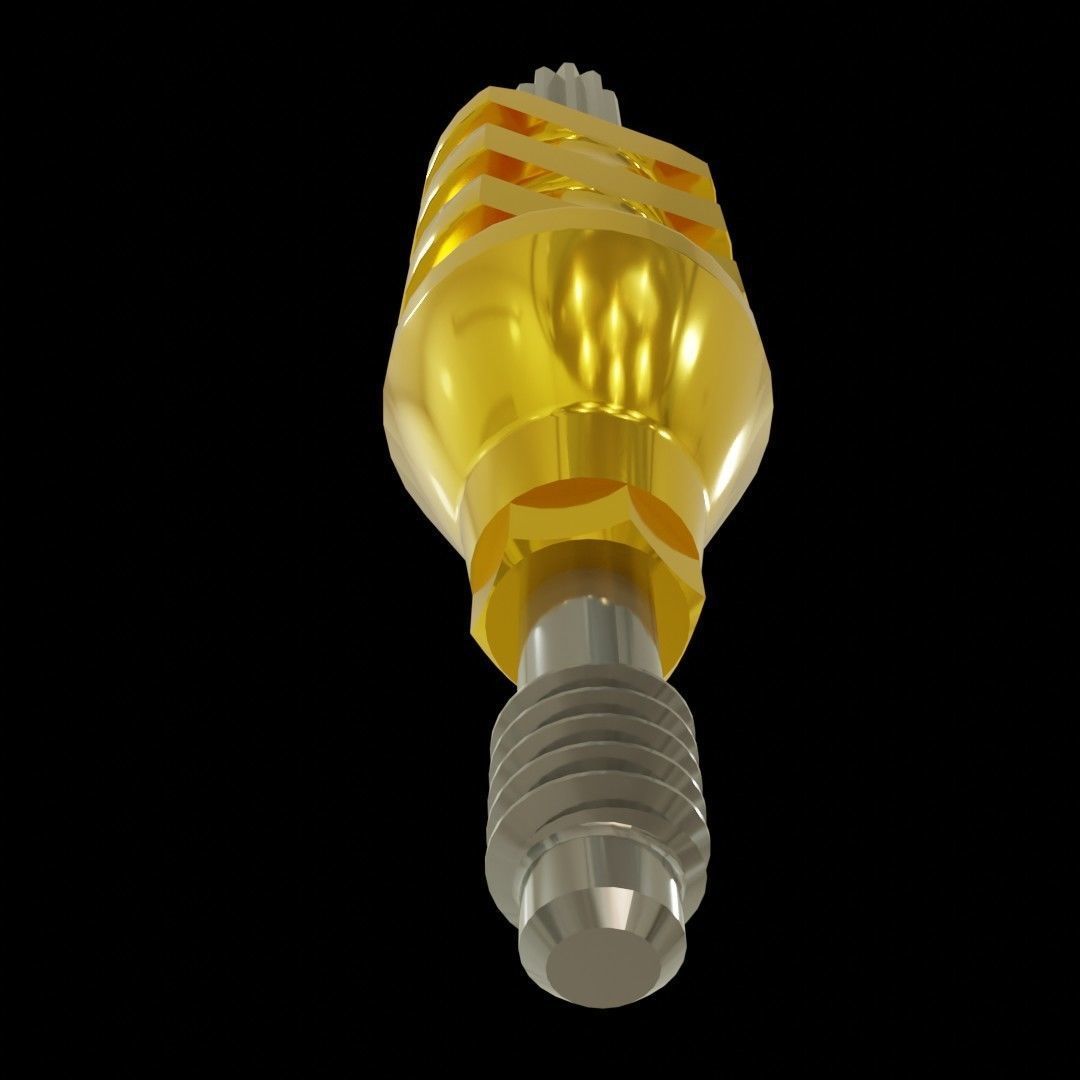 Dental Prosthetic component Impression Coping 3D model | CGTrader