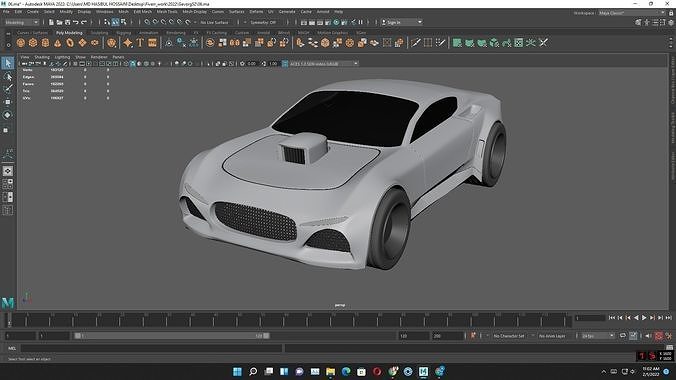 Concept 3d Car Model low poly and High Poly 3D model | CGTrader