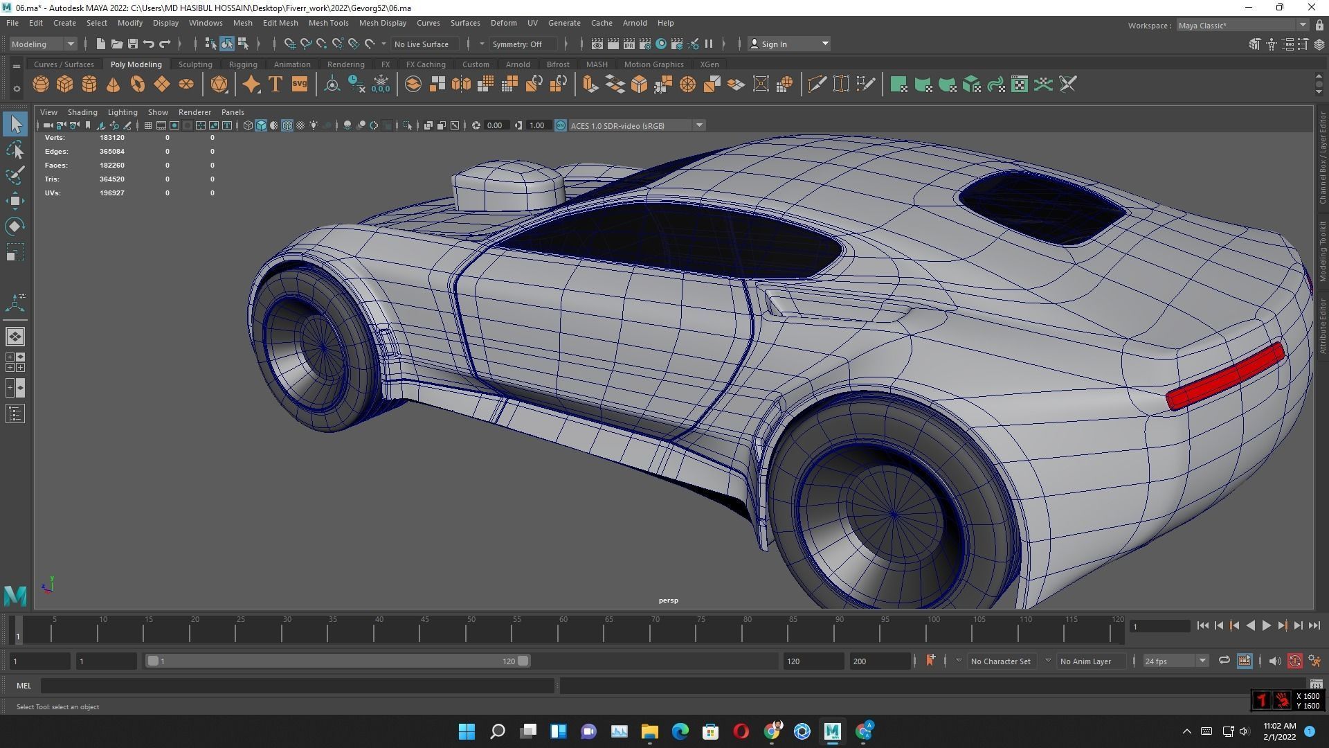 Concept 3d Car Model low poly and High Poly 3D model | CGTrader