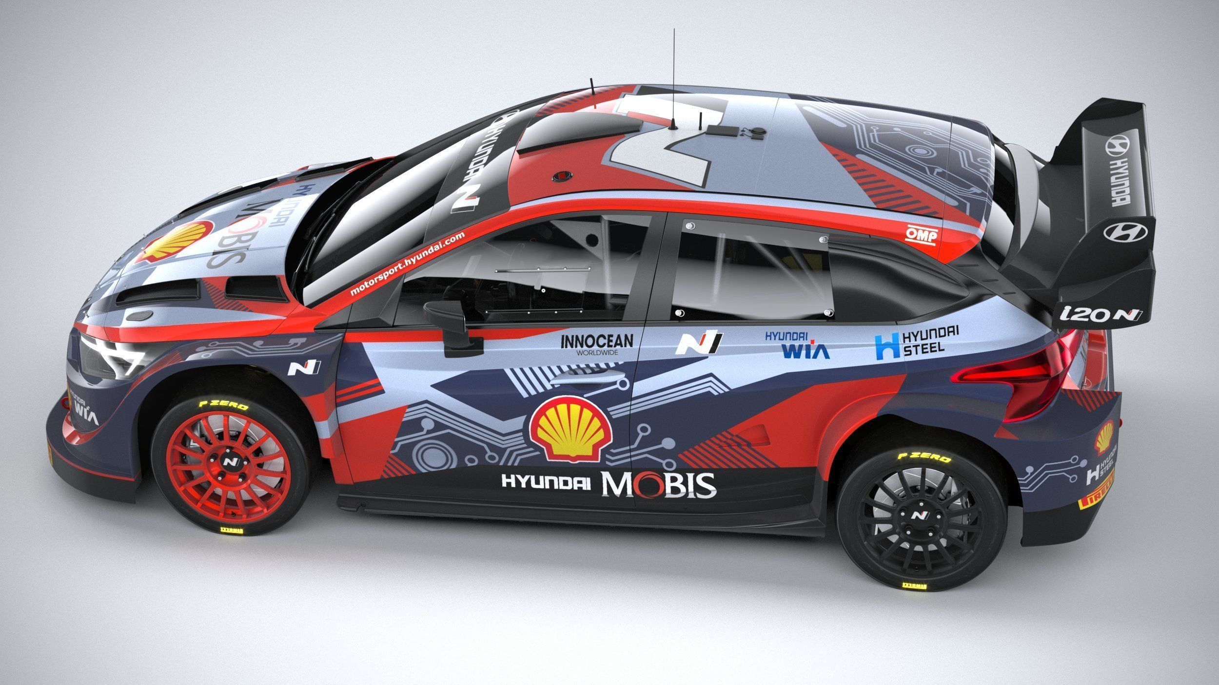 Hyundai i20 N WRC Rally1 2022 3D model | CGTrader