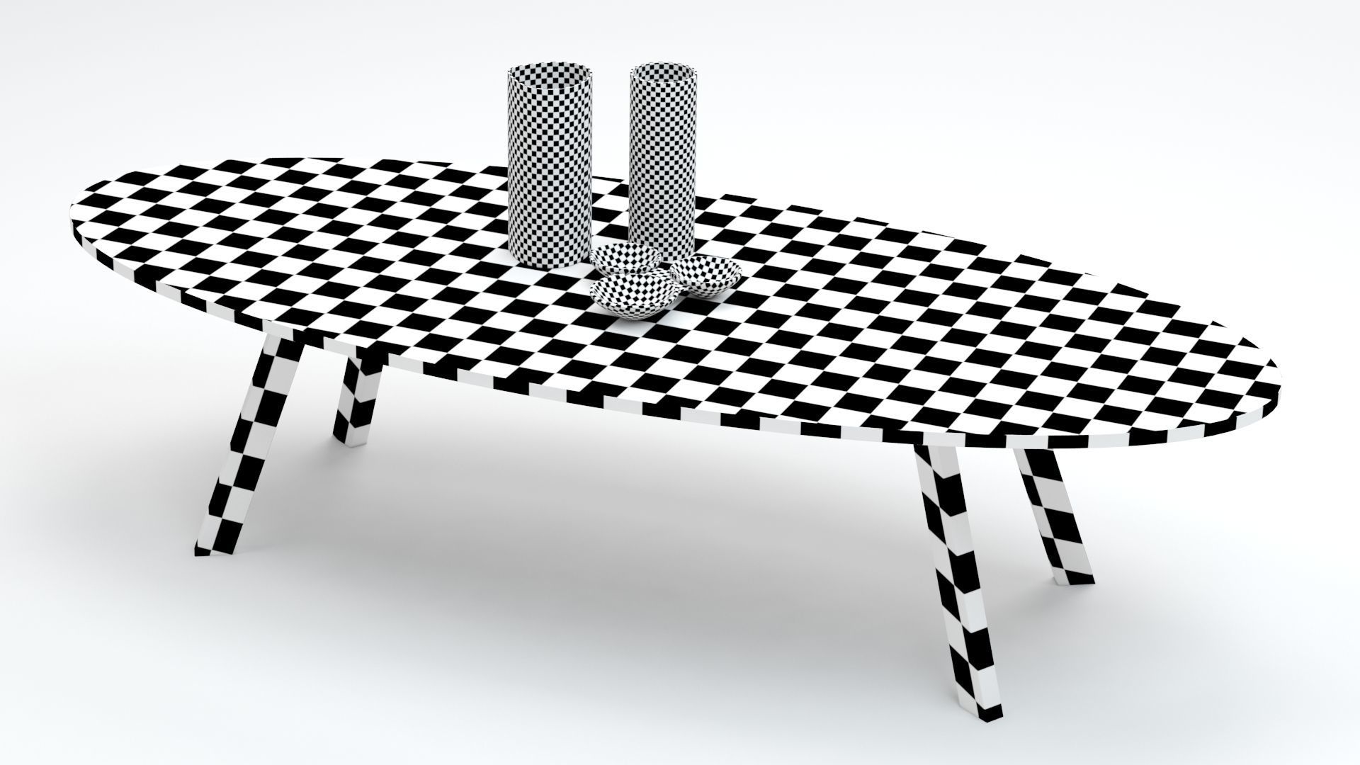 Aruba Armchair Sofa and Table 3D model | CGTrader