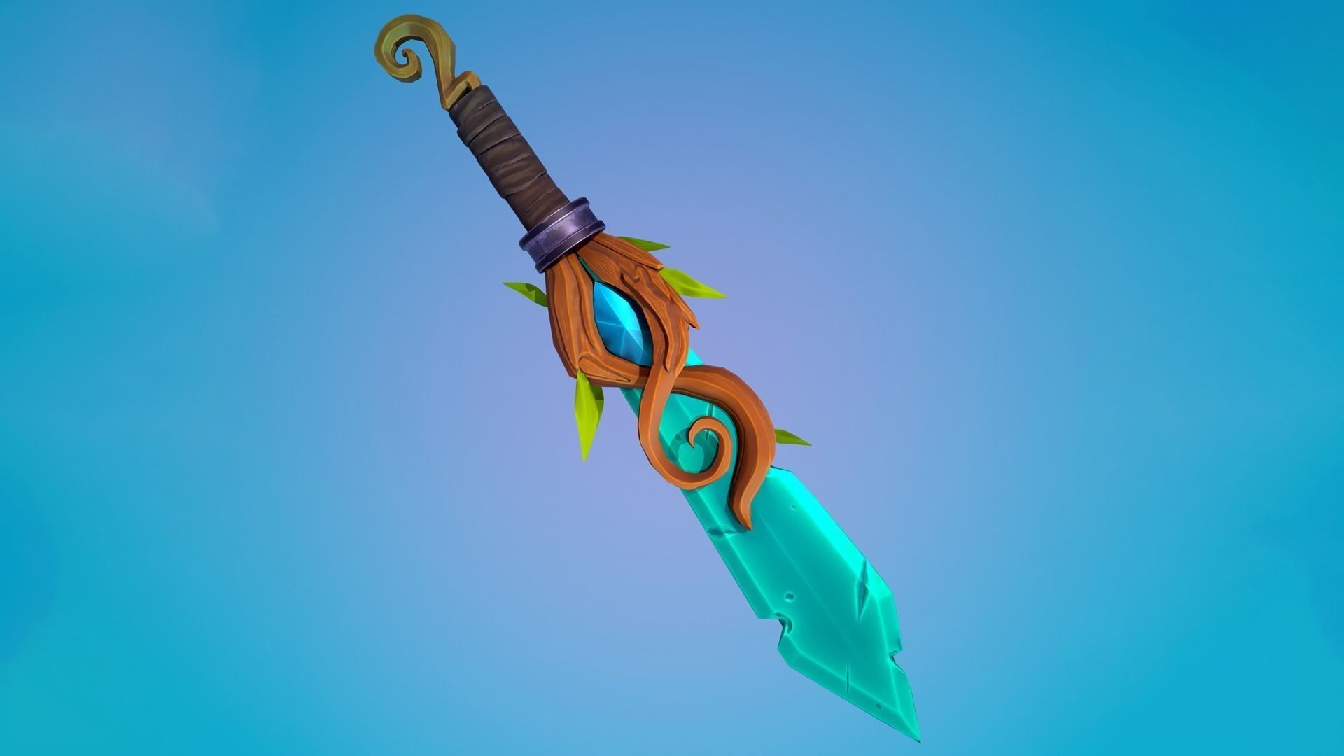 3D model Stylized Elemental Dagger VR / AR / low-poly | CGTrader