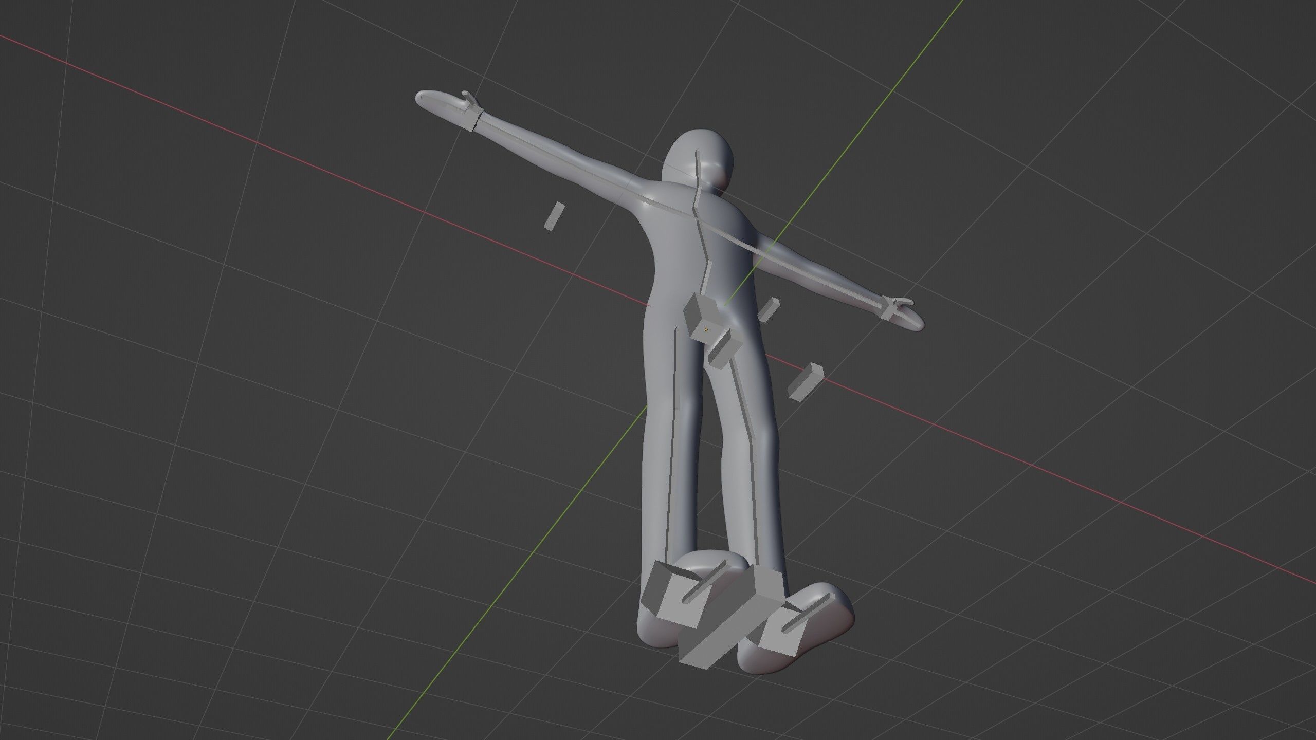 Basic Rigged 3d Character-Blender 3D model rigged | CGTrader