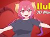 Ilulu Kobayashi-san Chi No Maid Dragon VRChat 3D model rigged | CGTrader
