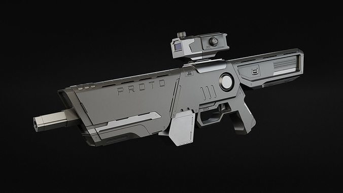 3D model Proto Rifle Scifi Game Ready VR / AR / low-poly | CGTrader