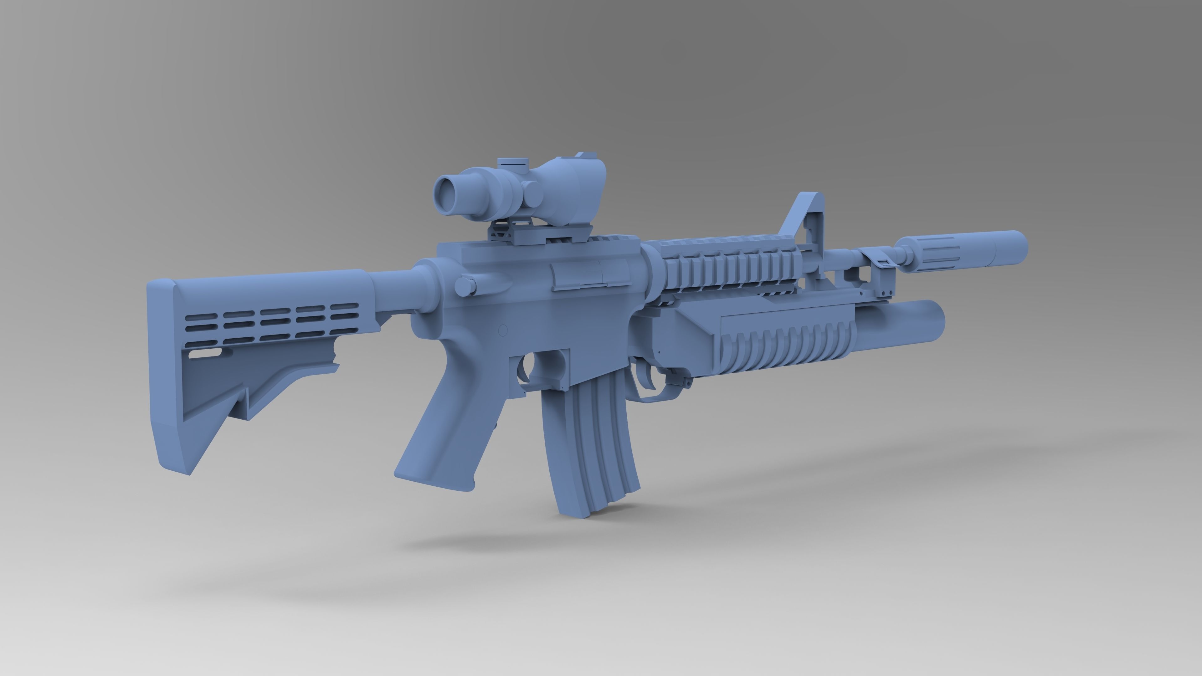 M4 Carbine 3D model | CGTrader