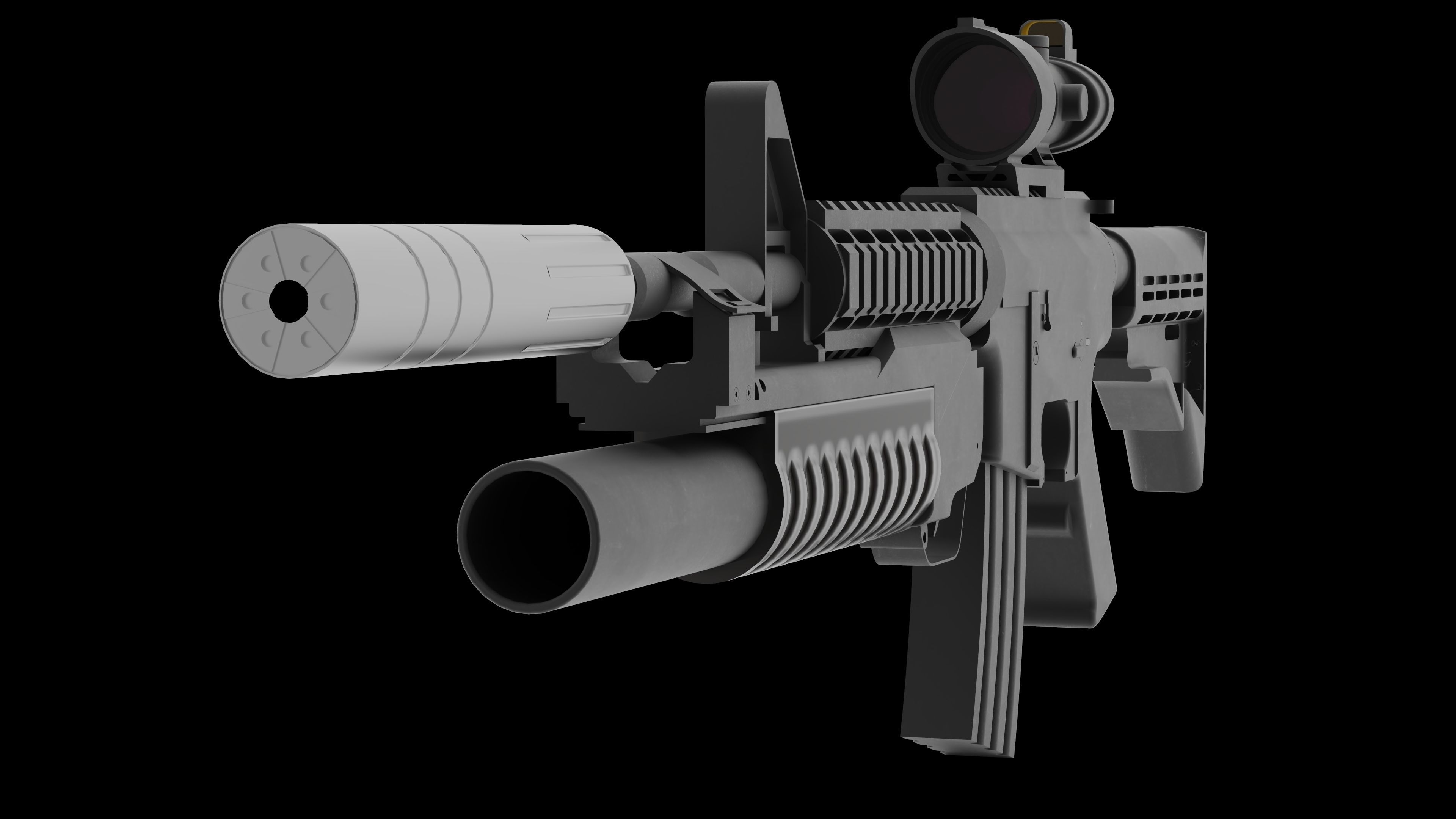 M4 Carbine 3D model | CGTrader