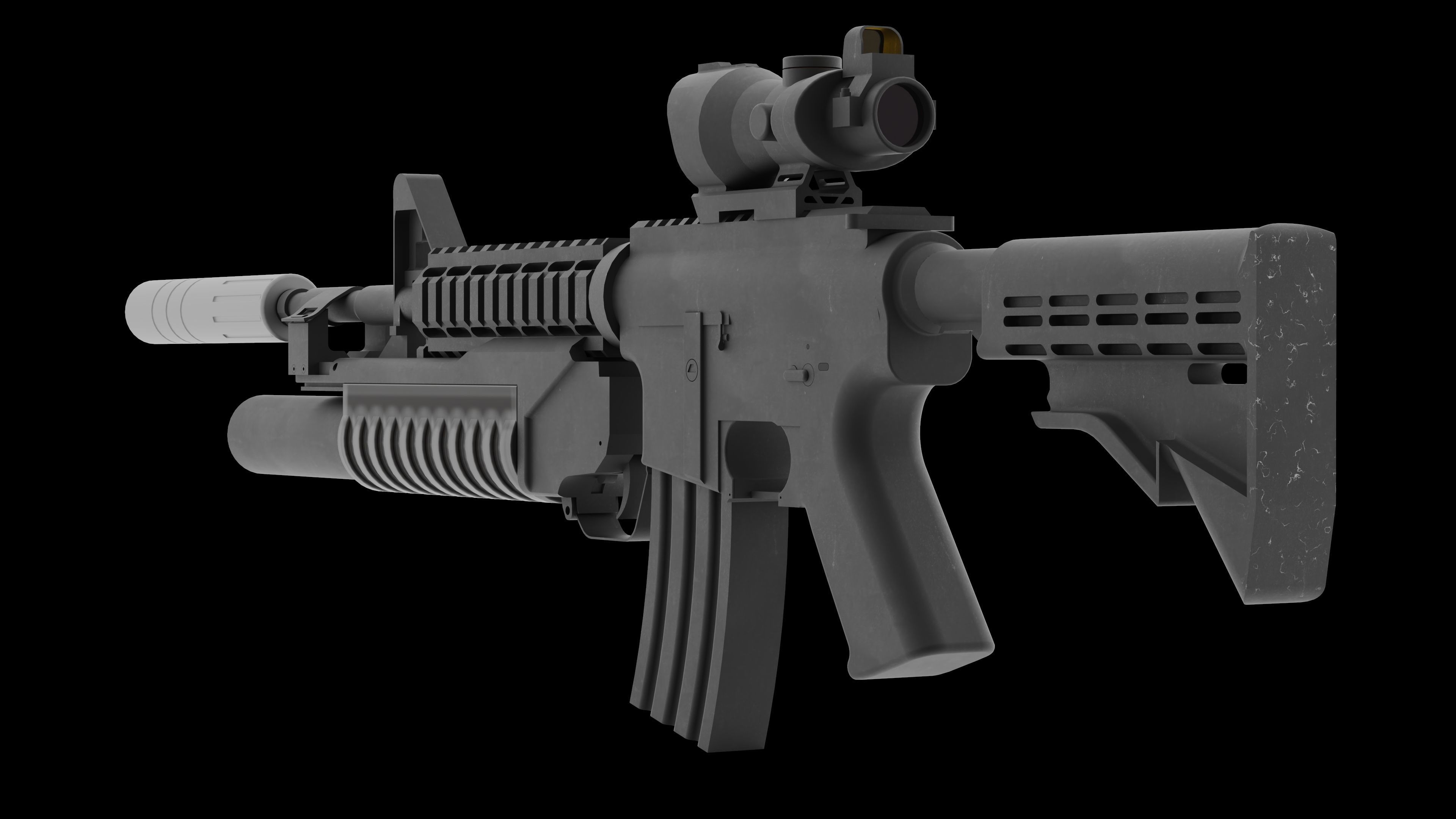M4 Carbine 3D model | CGTrader
