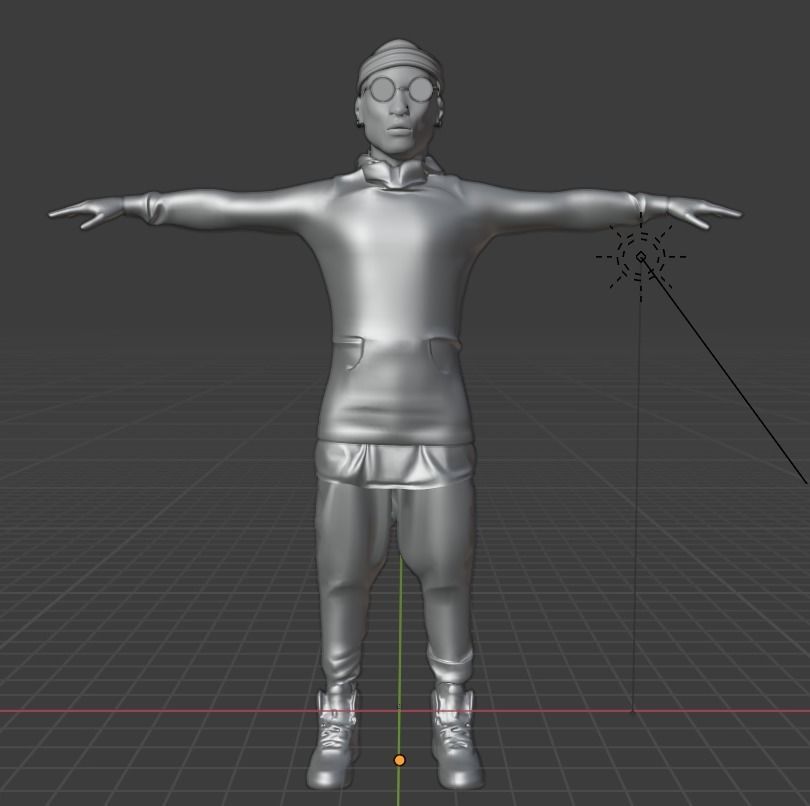 Tupac Full Rig free VR / AR / low-poly 3D model animated rigged | CGTrader