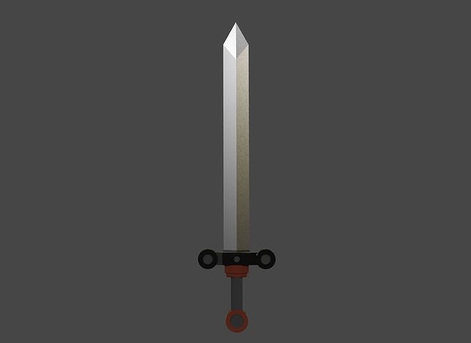 Simple Sword 3D model | CGTrader