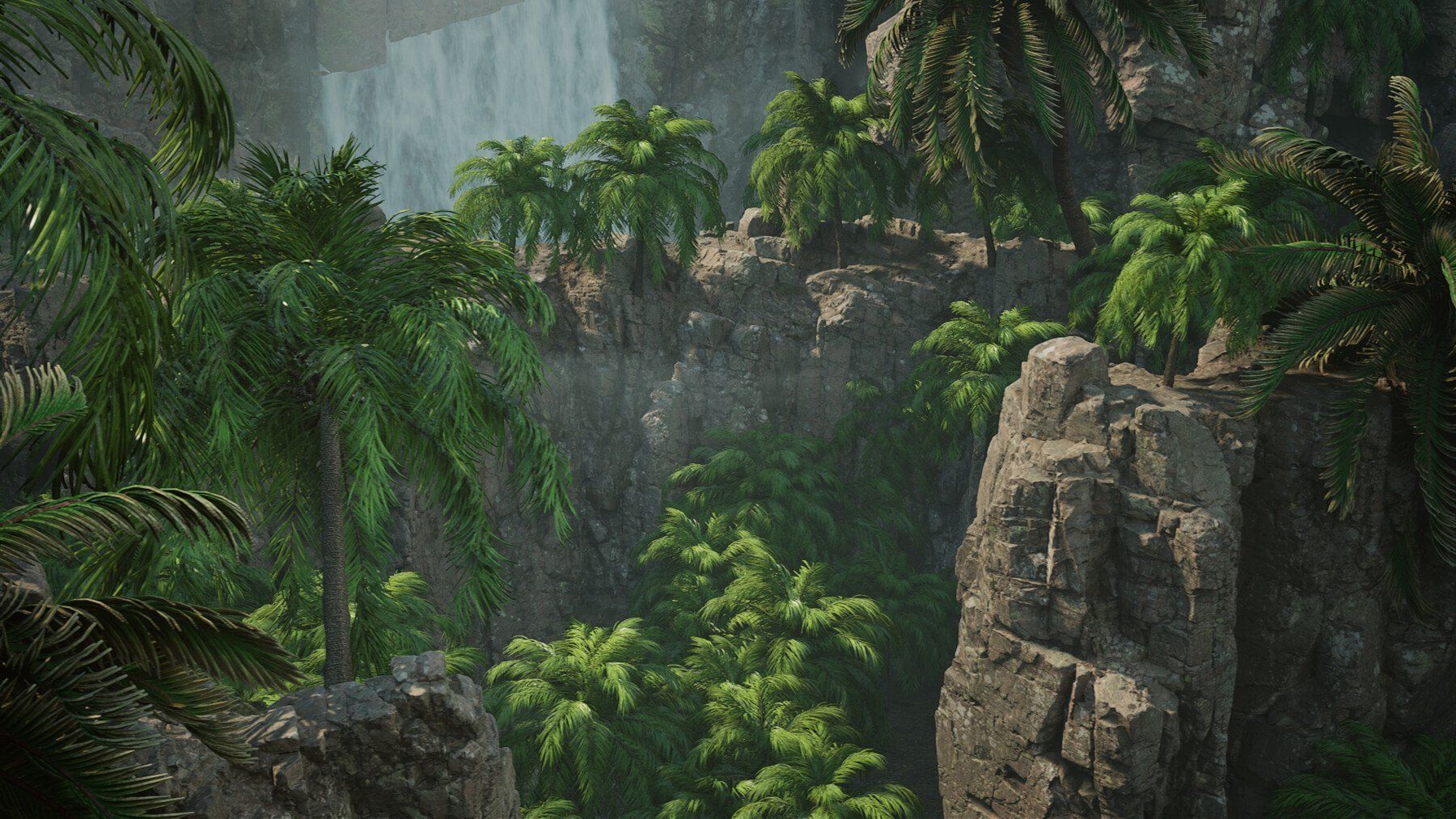 3D model Tropical Island Unreal Engine - Environment VR / AR / low-poly | CGTrader