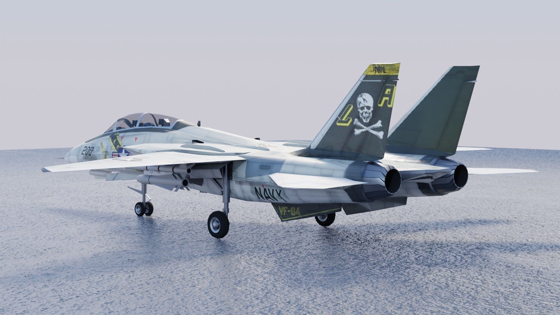 3D model Grumman F-14 Tomcat VR / AR / low-poly | CGTrader