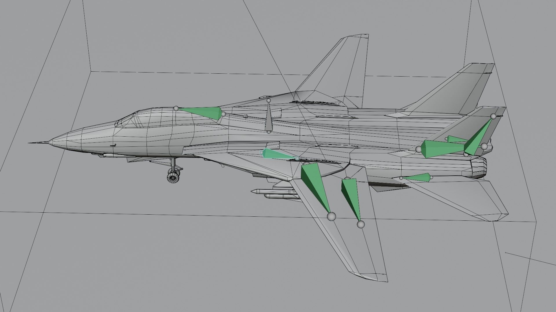 3D model Grumman F-14 Tomcat VR / AR / low-poly | CGTrader