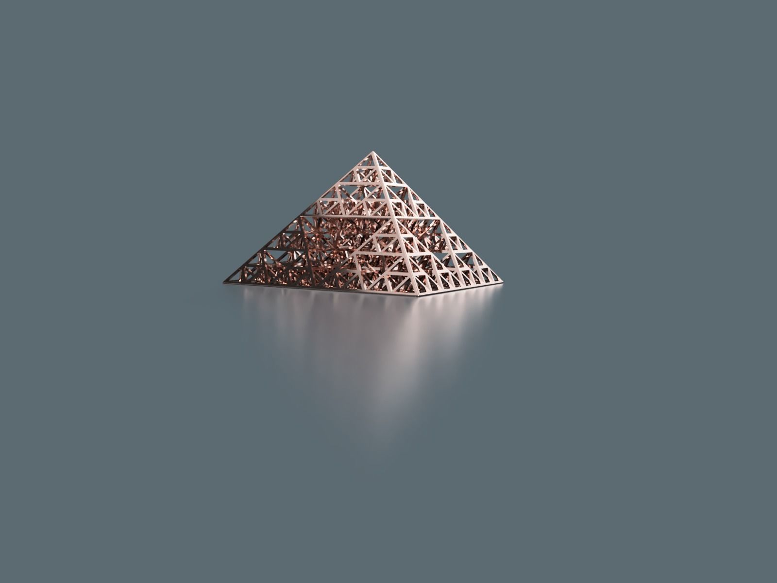 pyramid Cheops Egypt fractal jules4design swiss artist 3D model 3D ...