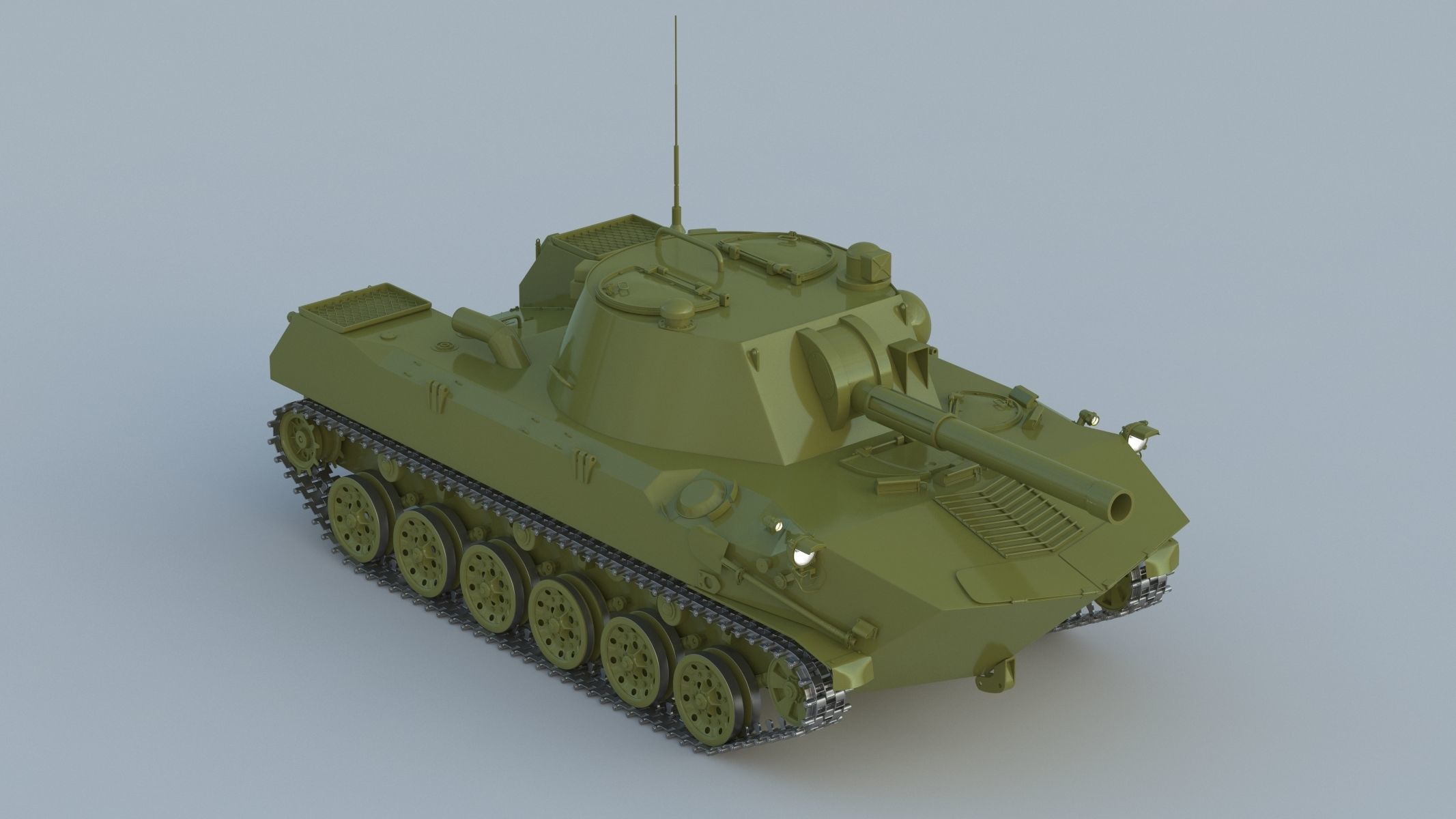 2S9 Nona 3D model | CGTrader