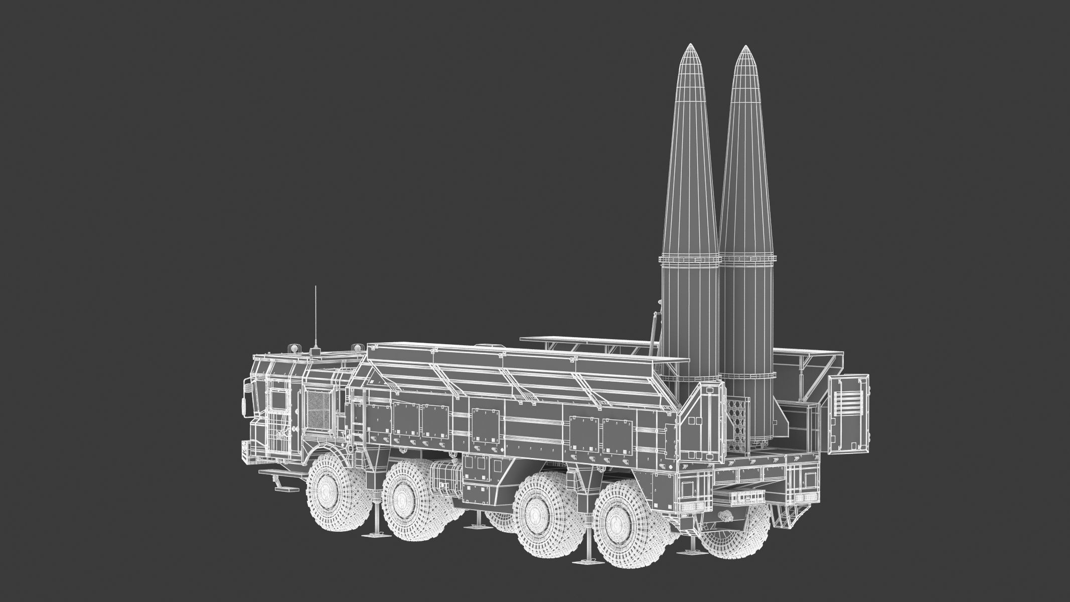 9K720 Iskander 3D model | CGTrader