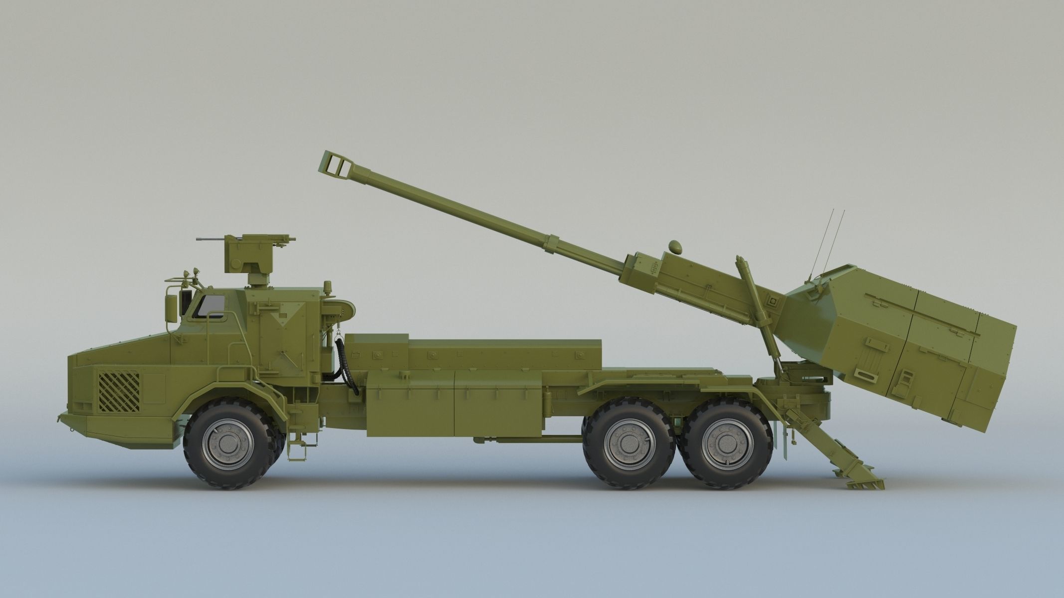 Archer Artillery System 3D model | CGTrader