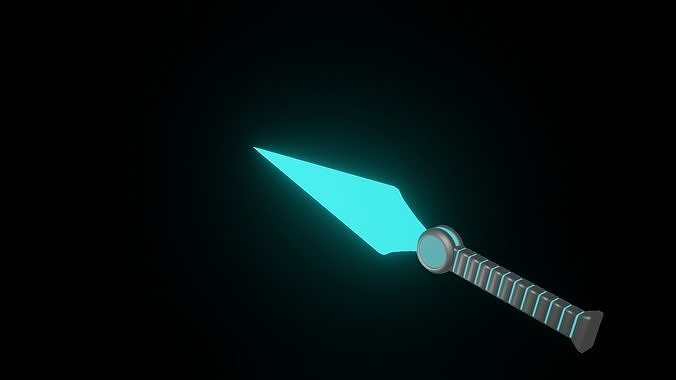 Sci-fi Circle Short Sword Model B-3 3D model | CGTrader