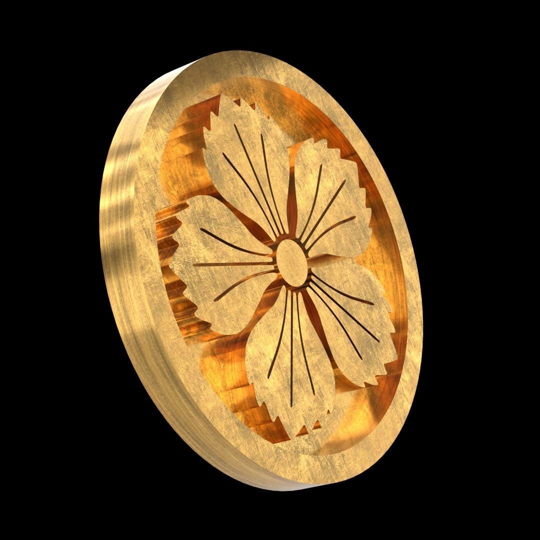 Saito Kamon - Samurai Clan Crest 3D model | CGTrader